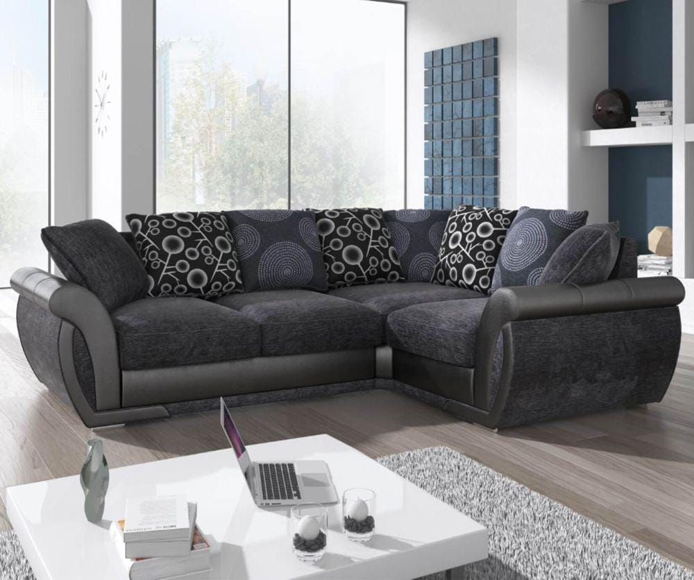 Beautiful Shannon Corner Sofa - Trio Furnishings £899
