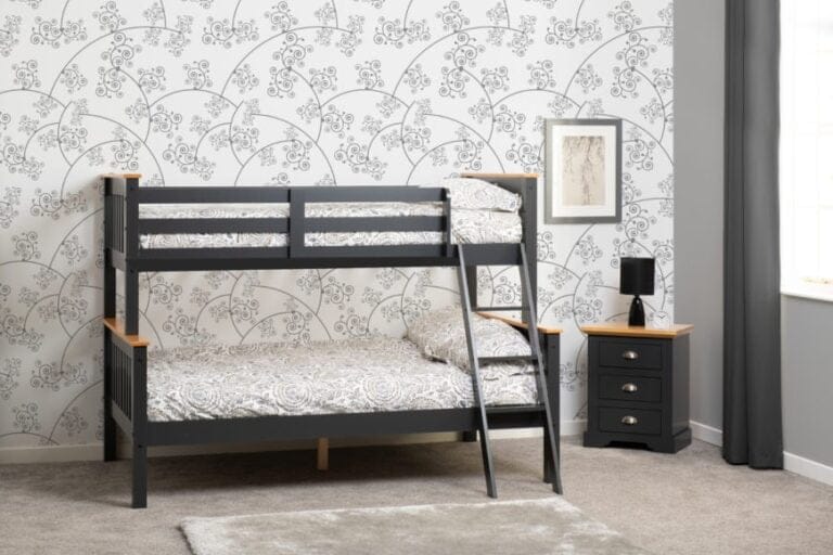Neptune 3' Bunk Bed Grey/oak effect - Trio Furnishings