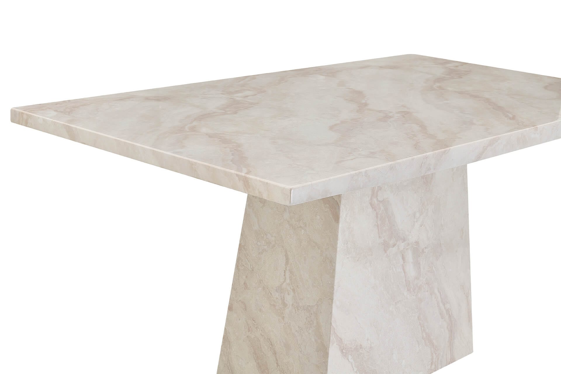 Apollo Dining Table and chair options Taupe - Trio Furnishings